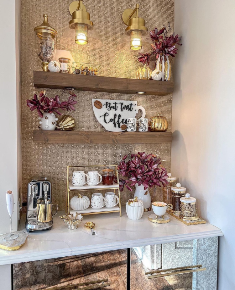 29 Cute Coffee Bar Ideas For Caffeine Lovers - CuteDecorIdeas.com